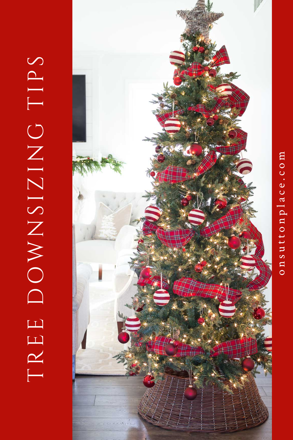 How To Downsize Your Christmas Tree - On Sutton Place