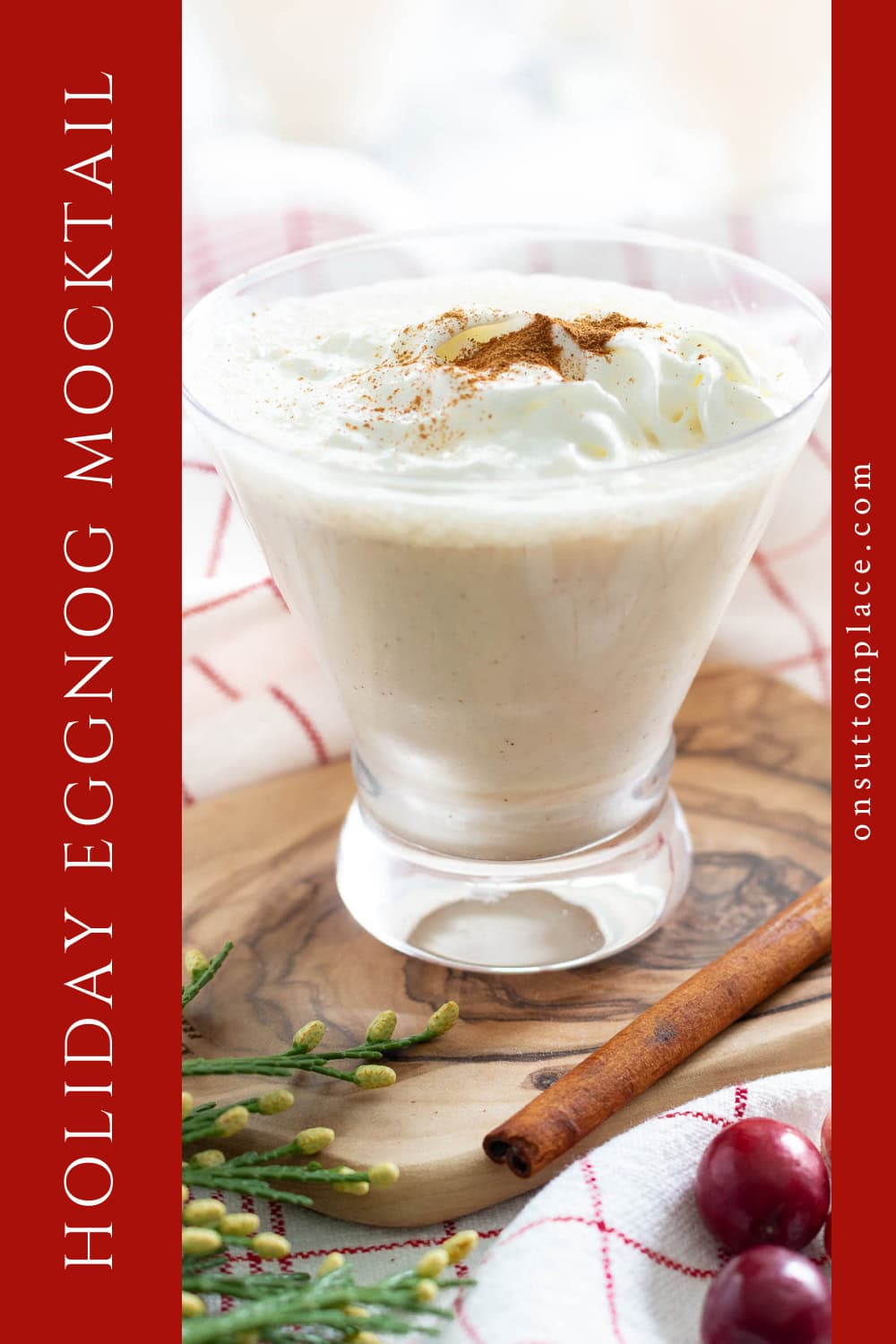 How to Make the Best Eggnog Mocktail - On Sutton Place