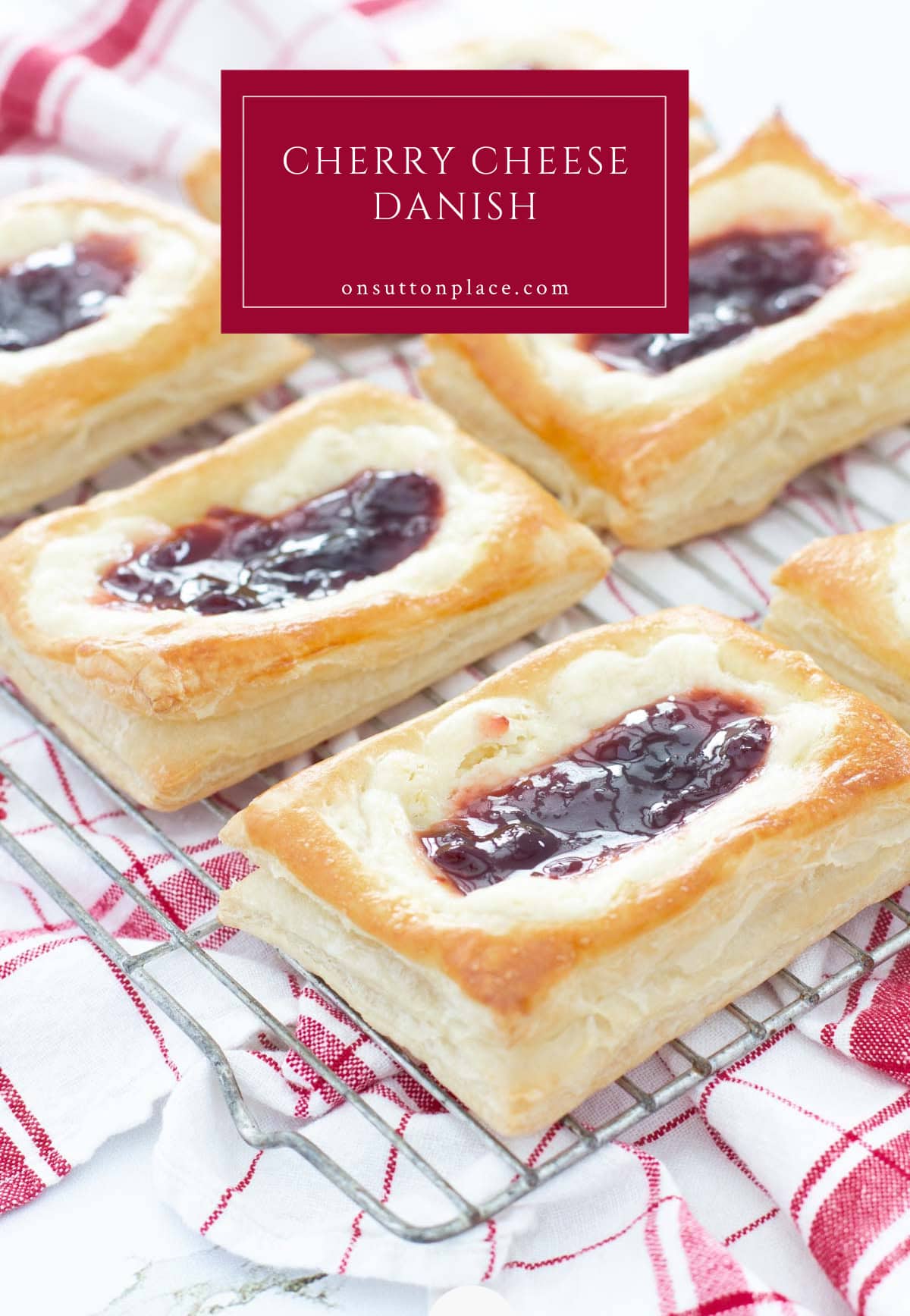 Cherry Cheese Danish Recipe - On Sutton Place