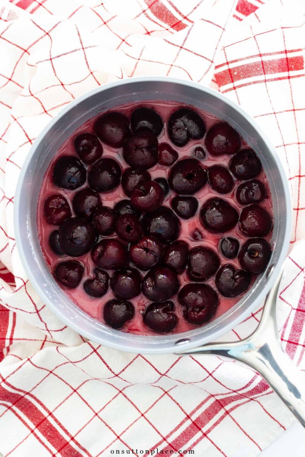 Homemade Cherry Pie Filling - On Sutton Place