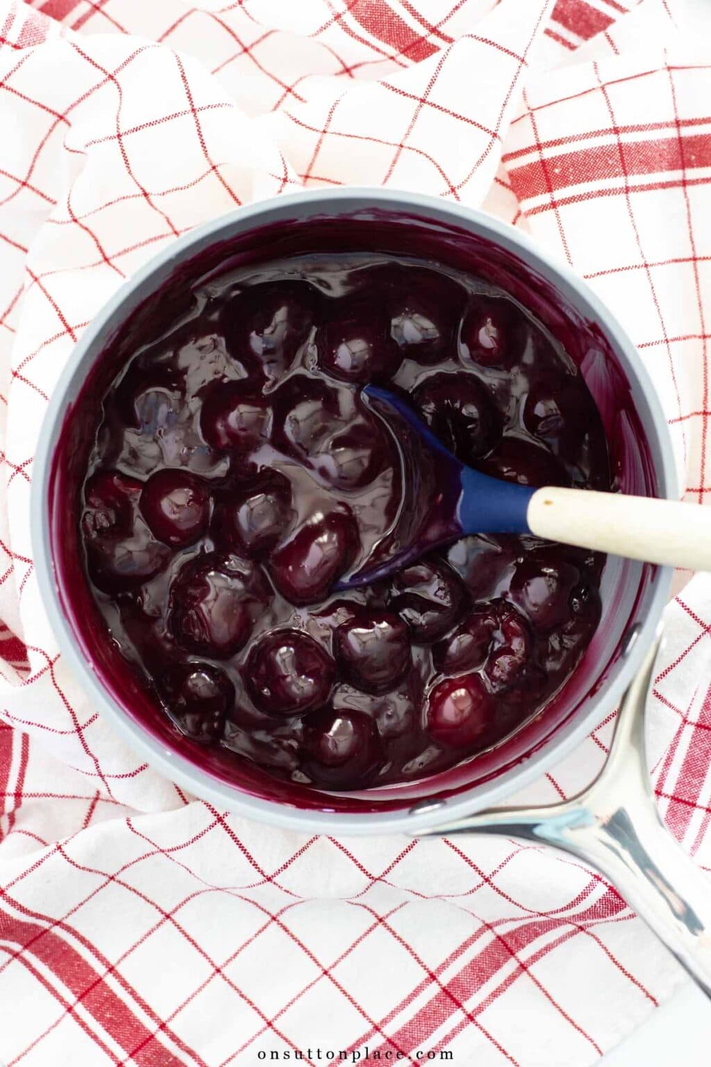 Homemade Cherry Pie Filling - On Sutton Place