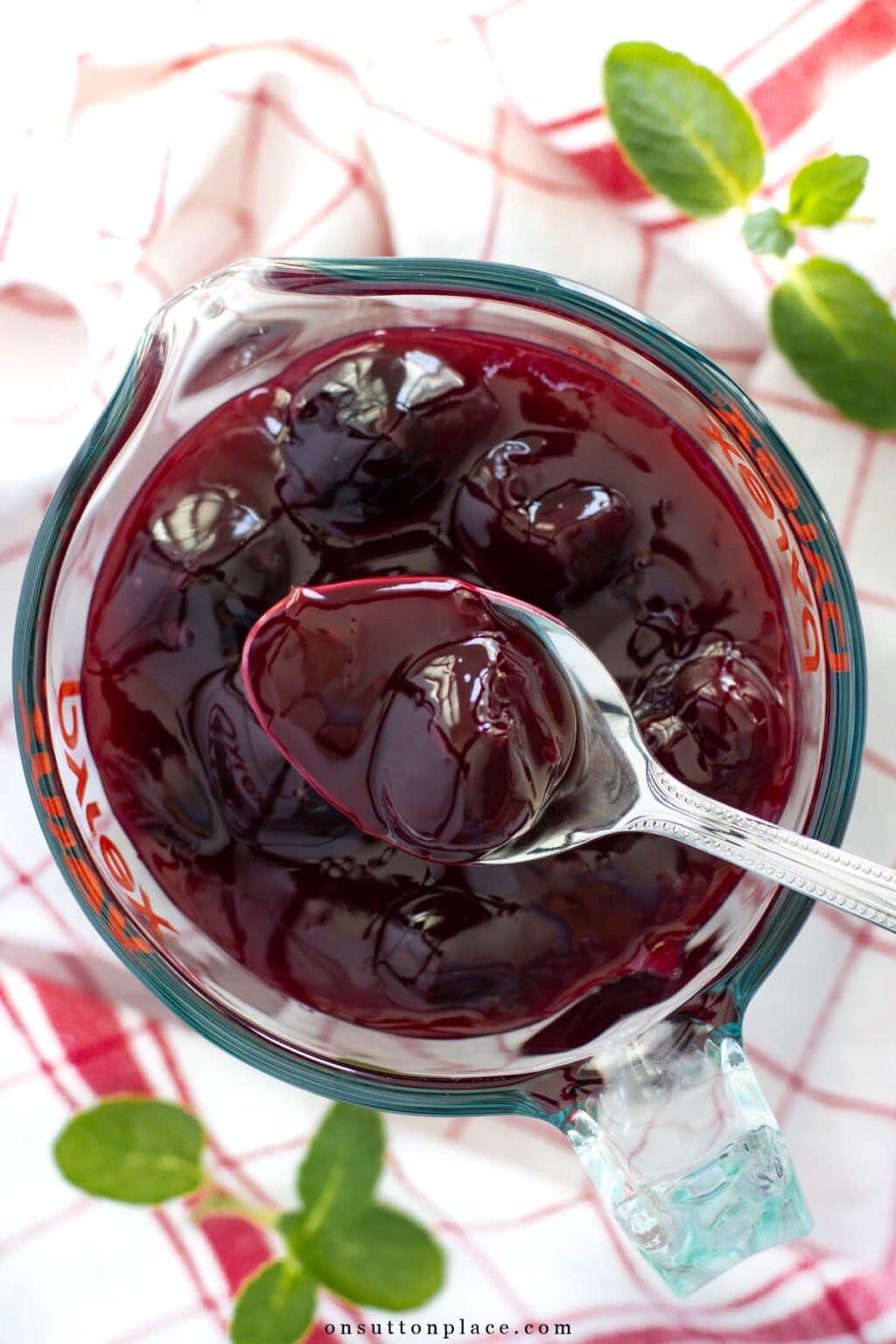 Homemade Cherry Pie Filling - On Sutton Place