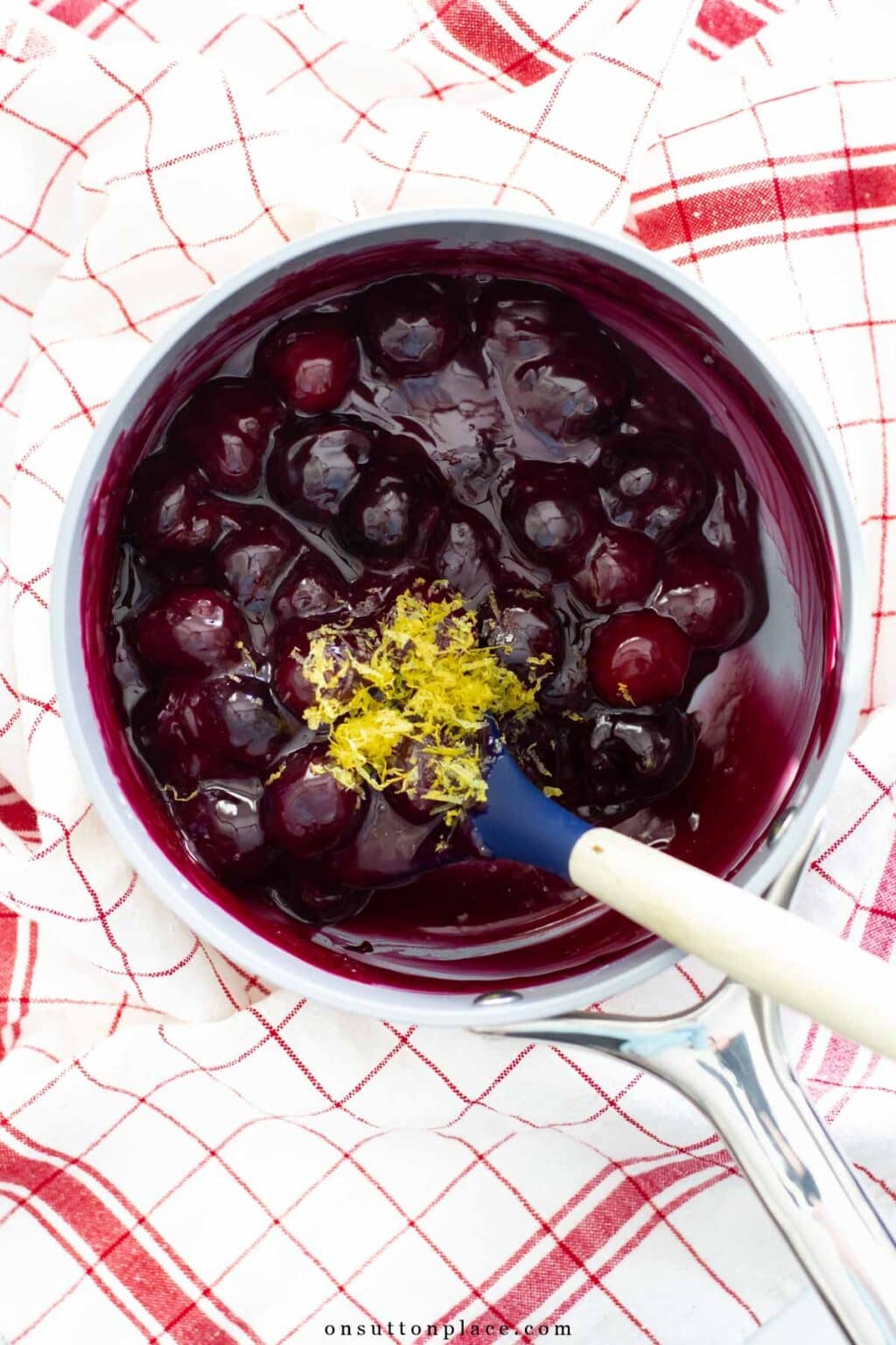 Homemade Cherry Pie Filling - On Sutton Place
