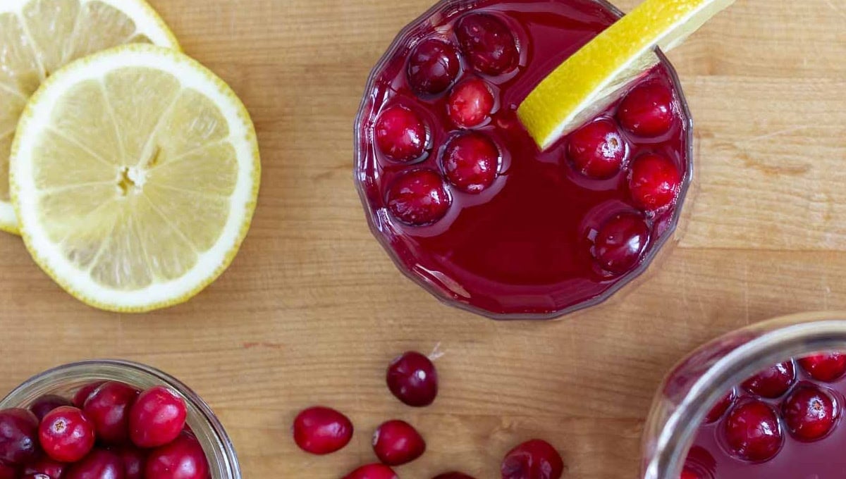 Simple Cranberry Detox Cleanse Drink Recipe - On Sutton Place